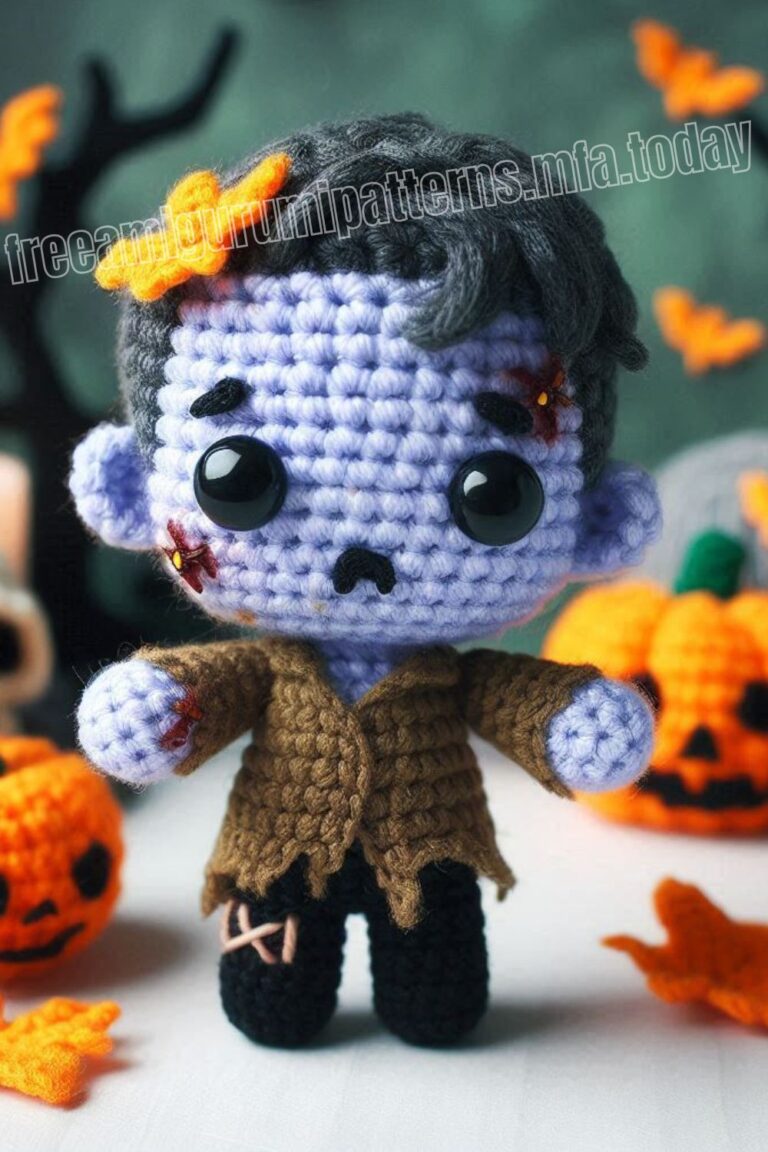 Amigurumi Halloween Zombie Free Pattern-1 – Free Amigurumi Patterns