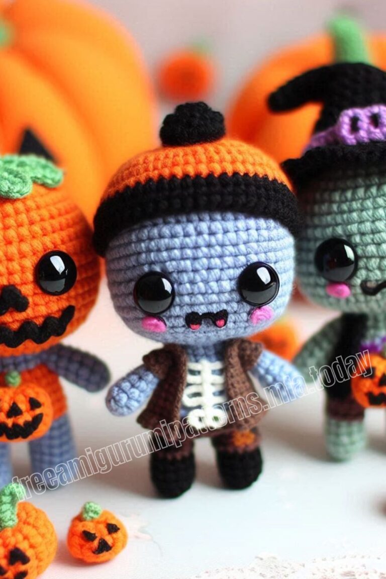 Amigurumi Halloween Zombie Free Pattern-1 – Free Amigurumi Patterns