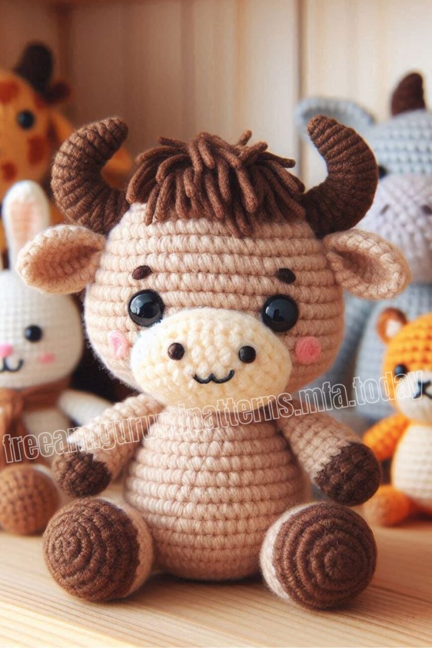 Amigurumi Crochet Bull Free Pattern-1 – Free Amigurumi Patterns