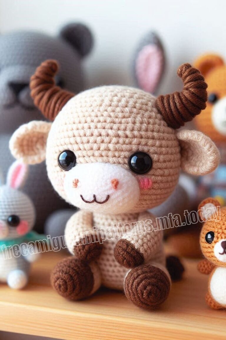 Amigurumi Crochet Bull Free Pattern-1 – Free Amigurumi Patterns