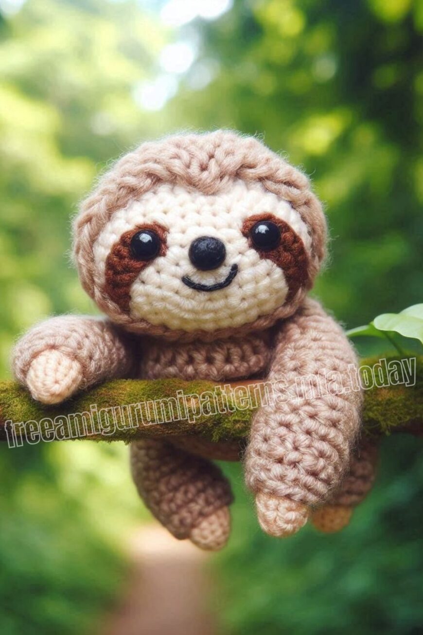 Amigurumi Plush Sloth Free Pattern-1 – Free Amigurumi Patterns