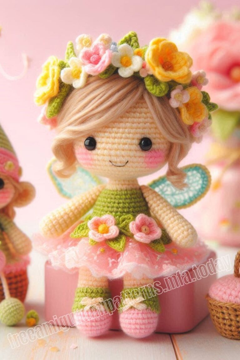 Amigurumi Spring Fairy Doll Free Pattern-1 – Free Amigurumi Patterns
