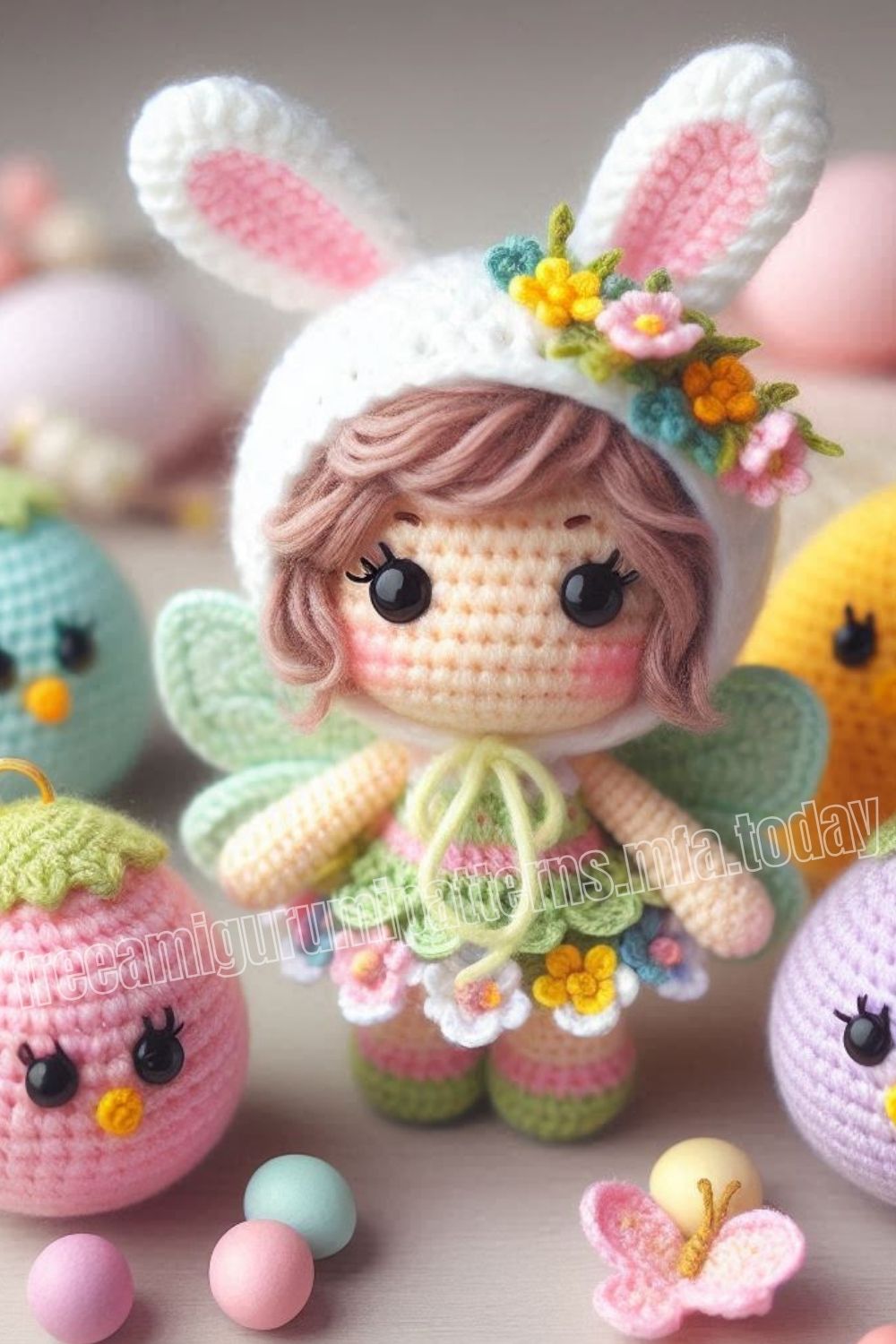 Amigurumi Spring Fairy Doll Free Pattern-1 – Free Amigurumi Patterns