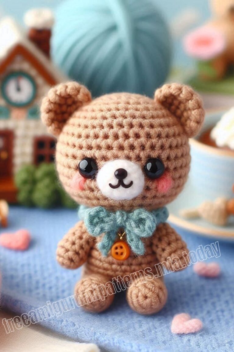 Amigurumi Teddy Bear Frank Free Pattern-1 – Free Amigurumi Patterns