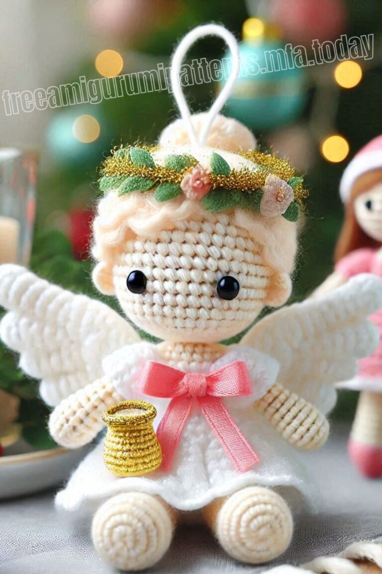 Amigurumi Christmas Angel Doll Free Pattern-1 – Free Amigurumi Patterns