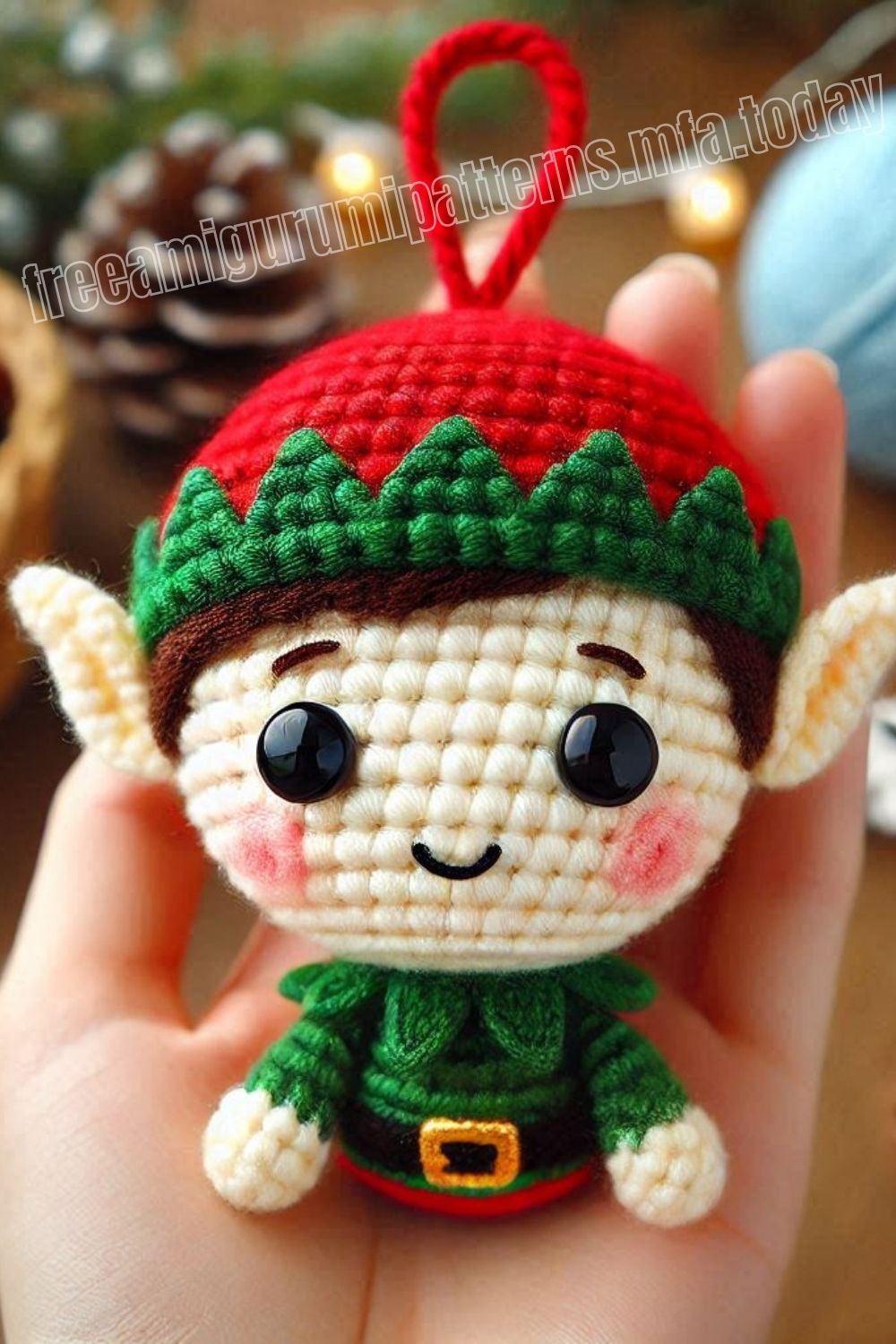 Amigurumi Christmas Crochet Elf Ornament Free Pattern-1 – Free ...