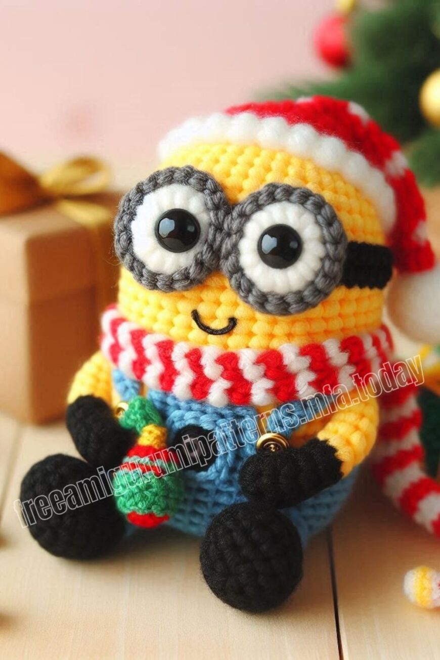 Amigurumi Christmas Cute Minion Free Pattern-1 – Free Amigurumi Patterns