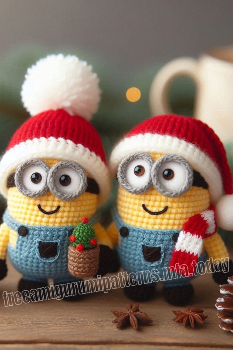 Amigurumi Christmas Cute Minion Free Pattern-1 – Free Amigurumi Patterns