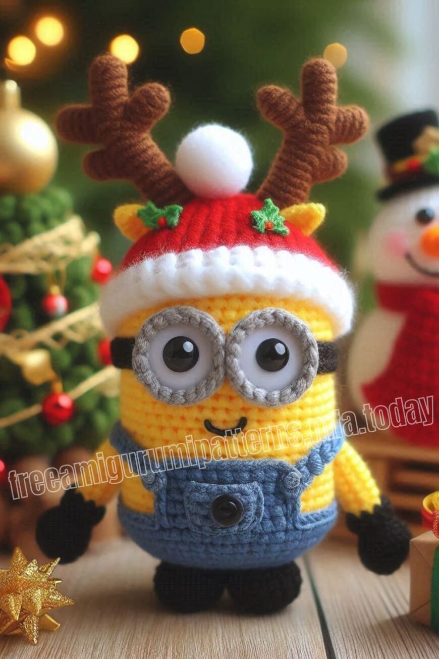 Amigurumi Christmas Cute Minion Free Pattern-1 – Free Amigurumi Patterns