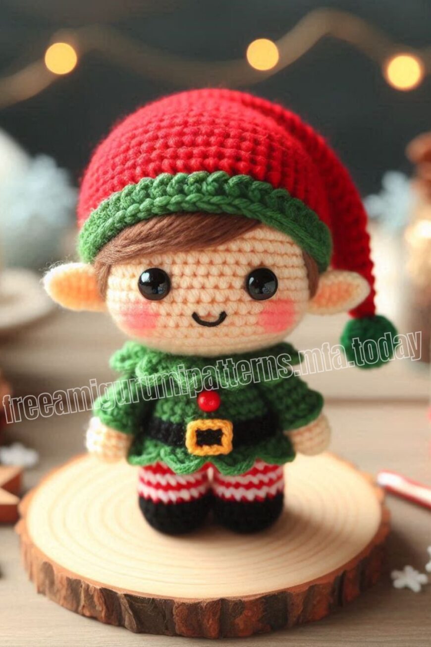 Amigurumi Christmas Elf Dolly Free Pattern-1 – Free Amigurumi Patterns
