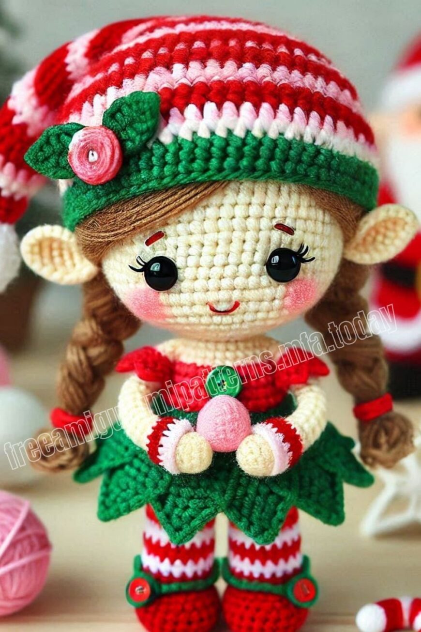 Amigurumi Christmas Elf Girl Doll Free Pattern-1 – Free Amigurumi Patterns
