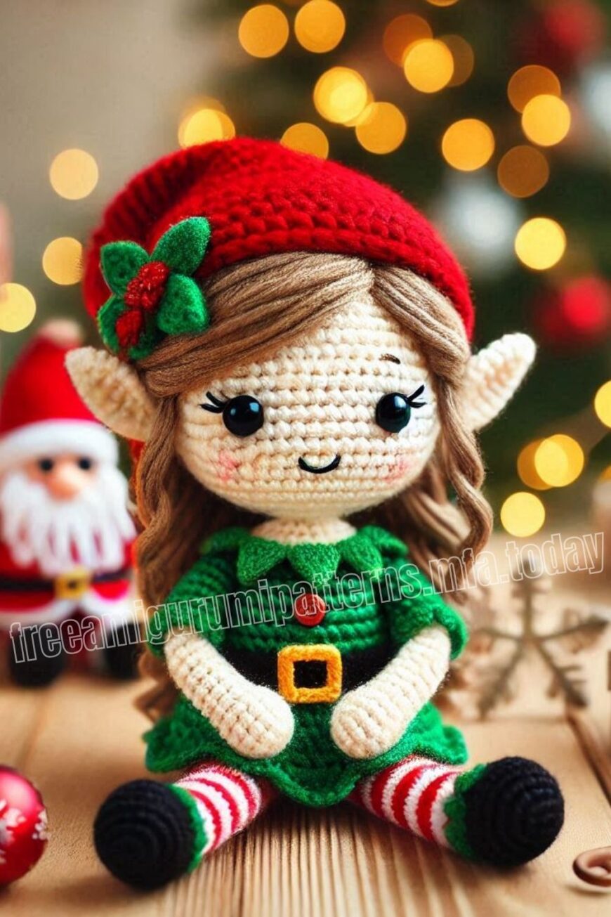 Amigurumi Christmas Elf Girl Doll Free Pattern-1 – Free Amigurumi Patterns