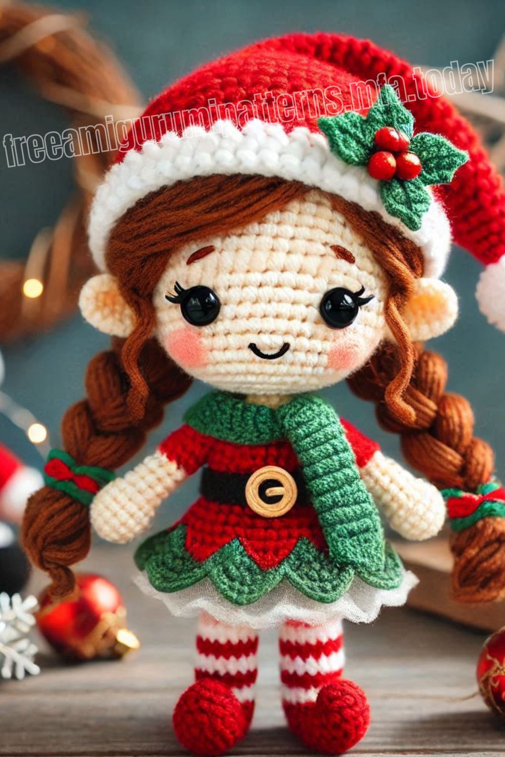 Amigurumi Christmas Elf Girl Doll Free Pattern-1 – Free Amigurumi Patterns