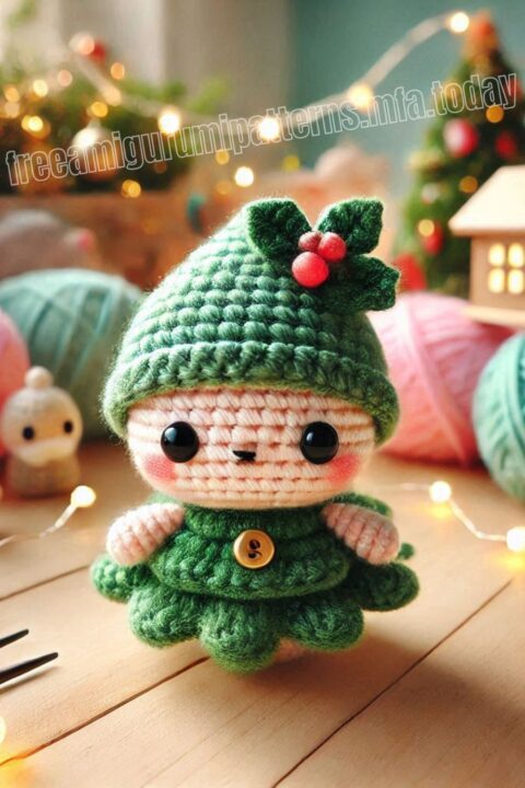 Amigurumi Christmas Pine Tree Free Pattern-2 – Free Amigurumi Patterns
