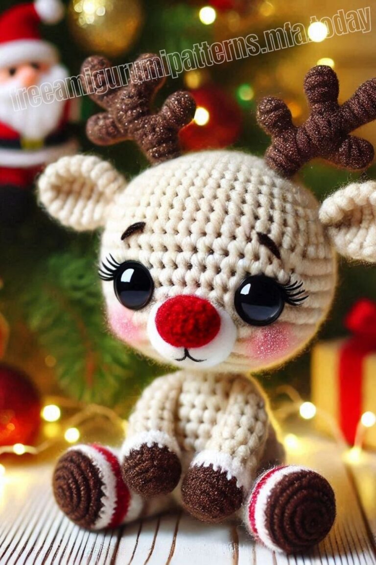 Amigurumi Christmas Reindeer Rusher Free Pattern-1 – Free Amigurumi ...