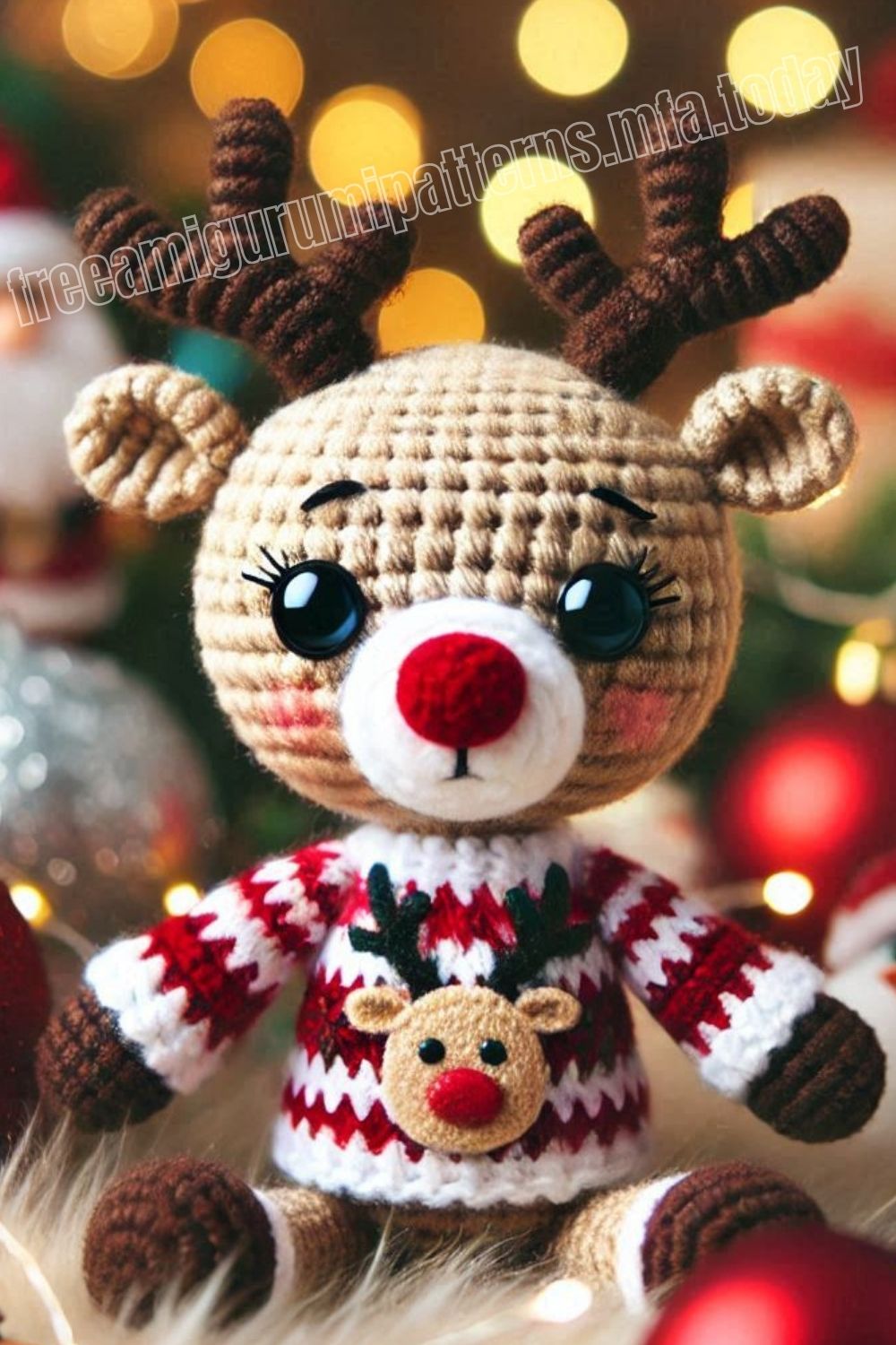Amigurumi Christmas Reindeer Rusher Free Pattern-1 – Free Amigurumi ...