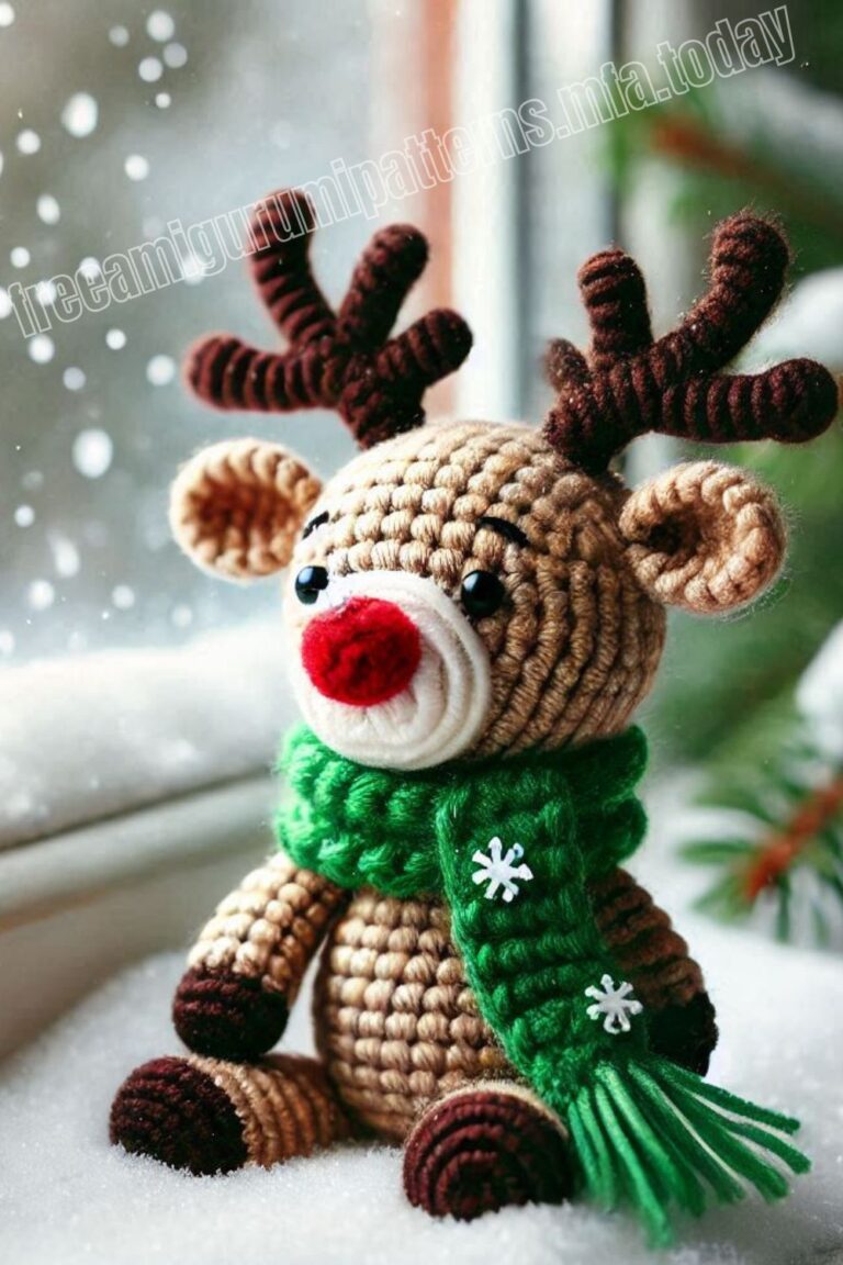 Amigurumi Harnessed Reindeer Free Pattern-1 – Free Amigurumi Patterns