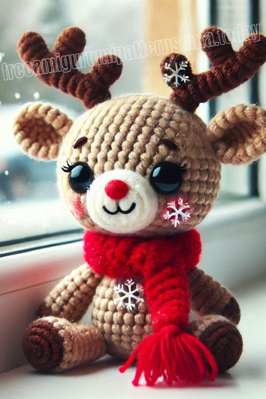 Amigurumi Harnessed Reindeer Free Pattern-1 – Free Amigurumi Patterns