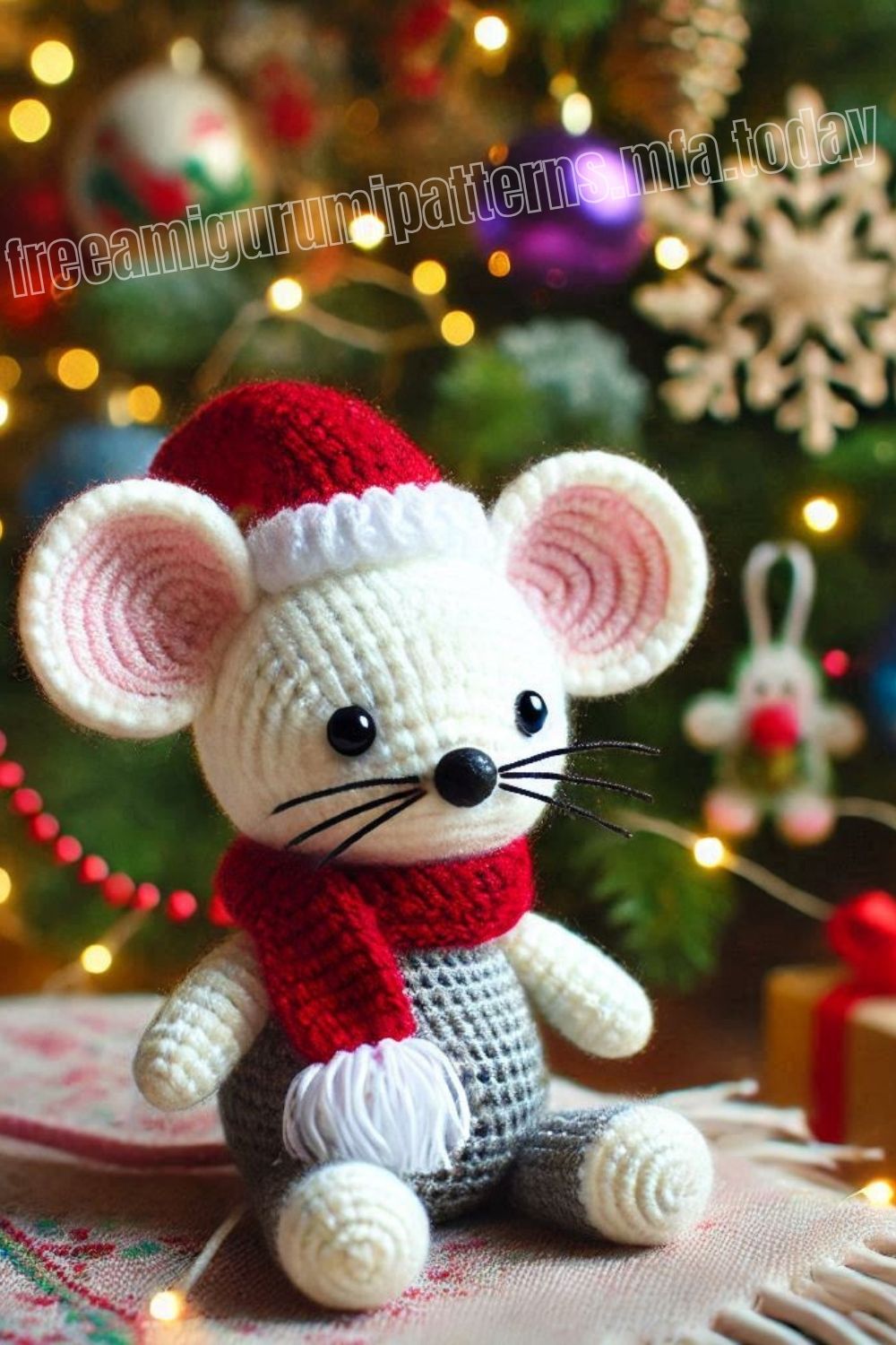 Amigurumi Melvin Mouse for Christmas Free Pattern-1 – Free Amigurumi ...