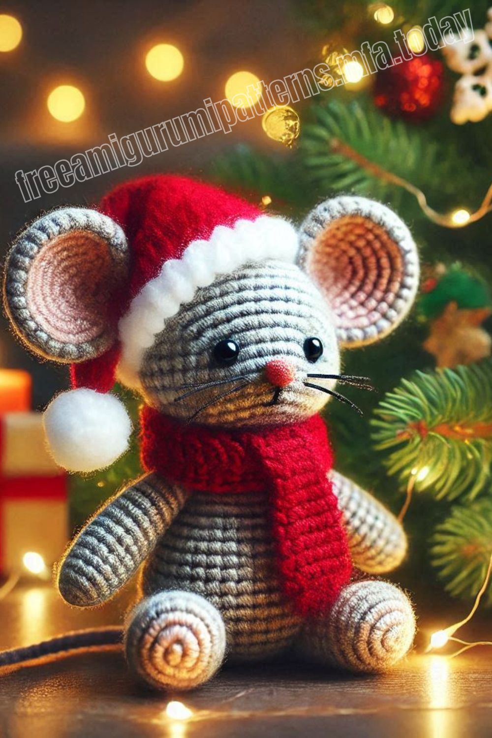 Amigurumi Melvin Mouse for Christmas Free Pattern-1 – Free Amigurumi ...