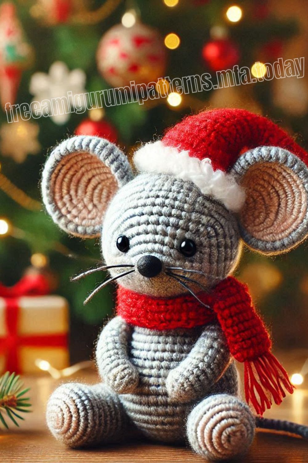 Amigurumi Melvin Mouse for Christmas Free Pattern-1 – Free Amigurumi ...
