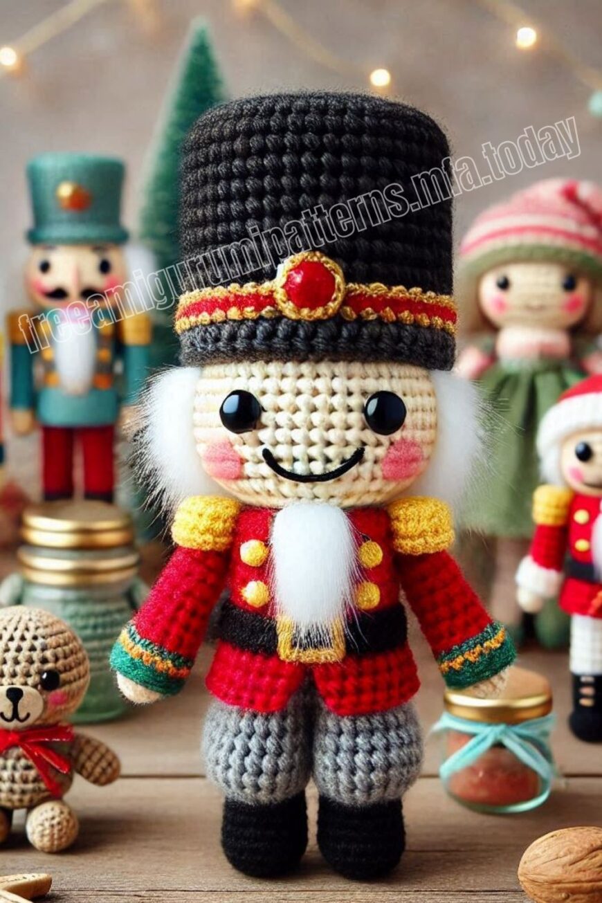 Amigurumi Nutcracker Christmas Doll Free Pattern-1 – Free Amigurumi Patterns