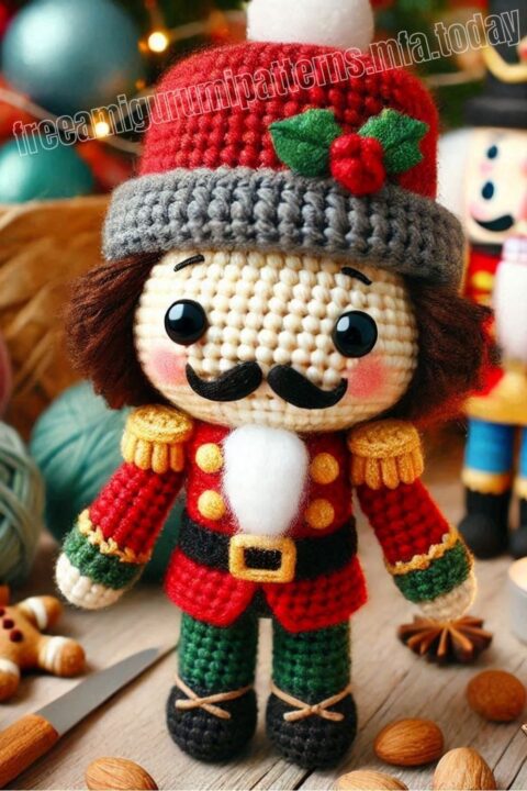 Amigurumi Nutcracker Christmas Doll Free Pattern-1 – Free Amigurumi Patterns