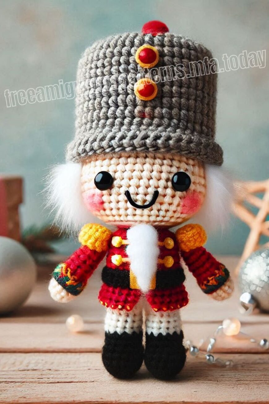 Amigurumi Nutcracker Christmas Doll Free Pattern-1 – Free Amigurumi Patterns