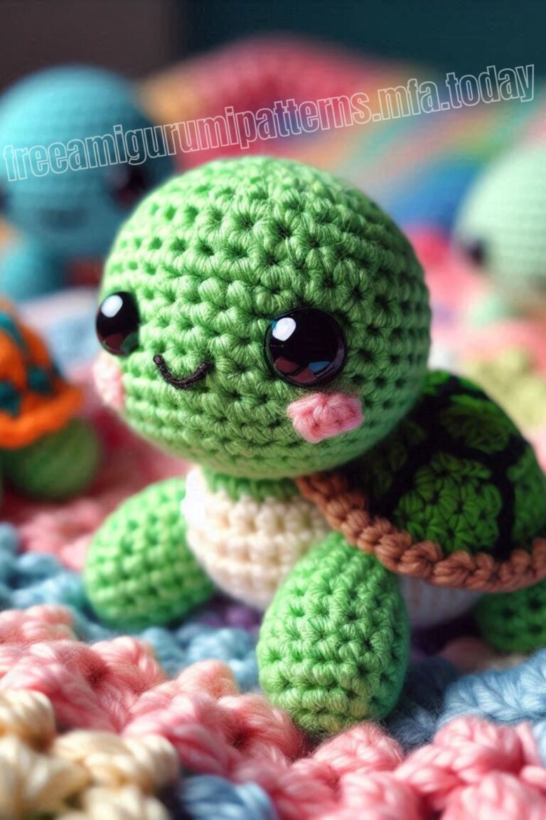 Amigurumi Plush Turtle Free Pattern-2 – Free Amigurumi Patterns