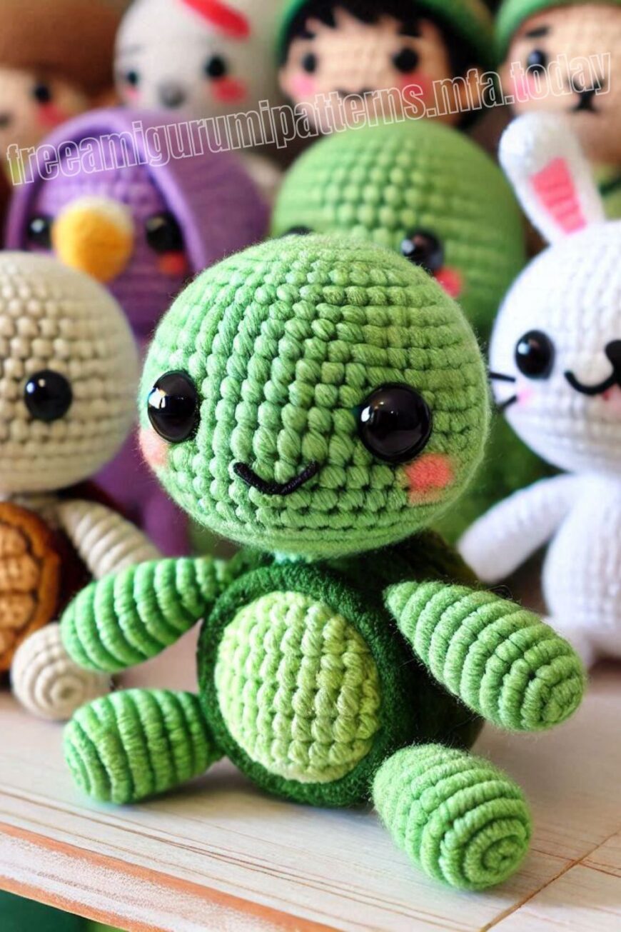 Amigurumi Plush Turtle Free Pattern-2 – Free Amigurumi Patterns