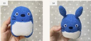 Amigurumi Blue Totoro with Bag Free Pattern-1 – Free Amigurumi Patterns