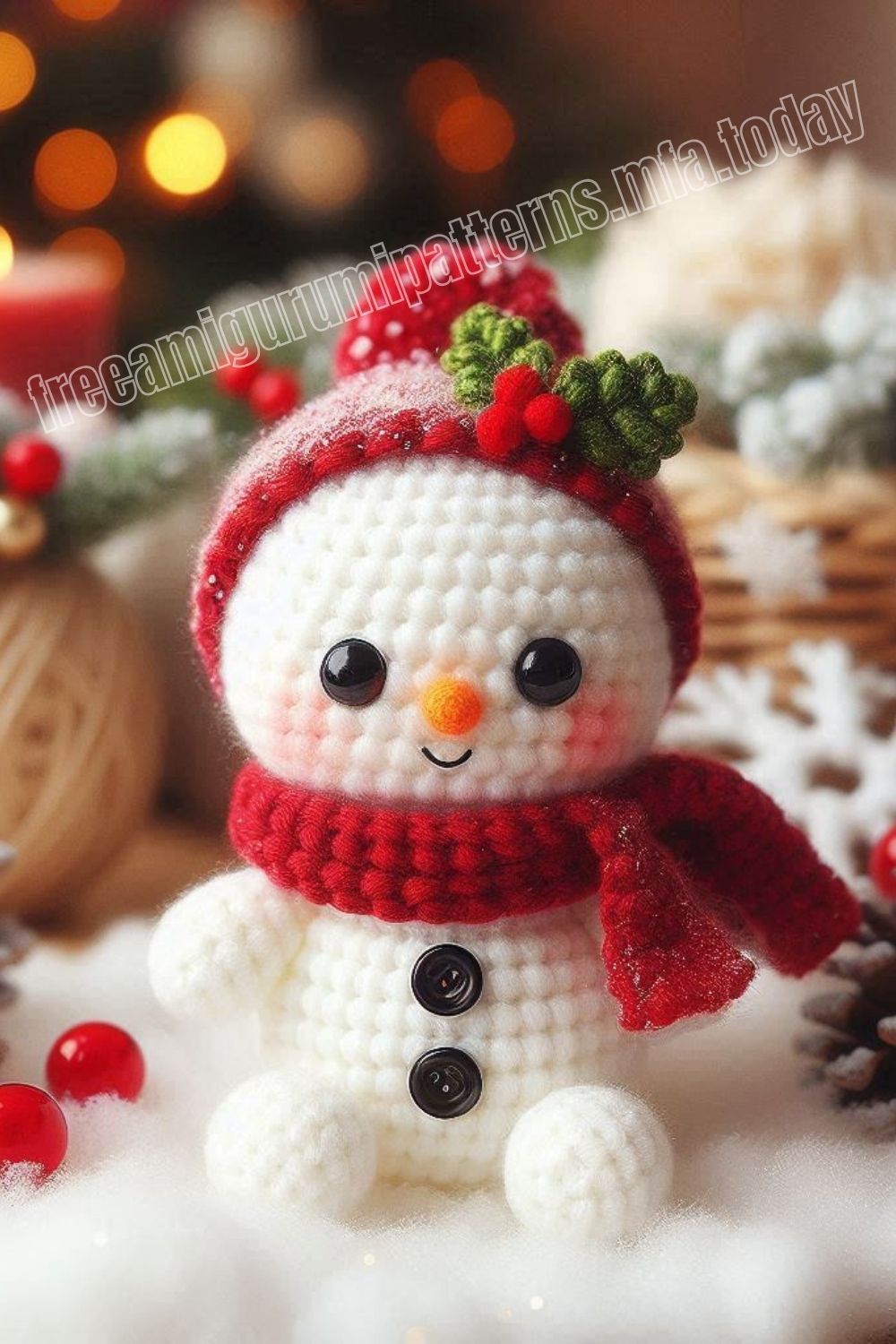 Amigurumi Beginner Snowman Free Pattern-1 – Free Amigurumi Patterns