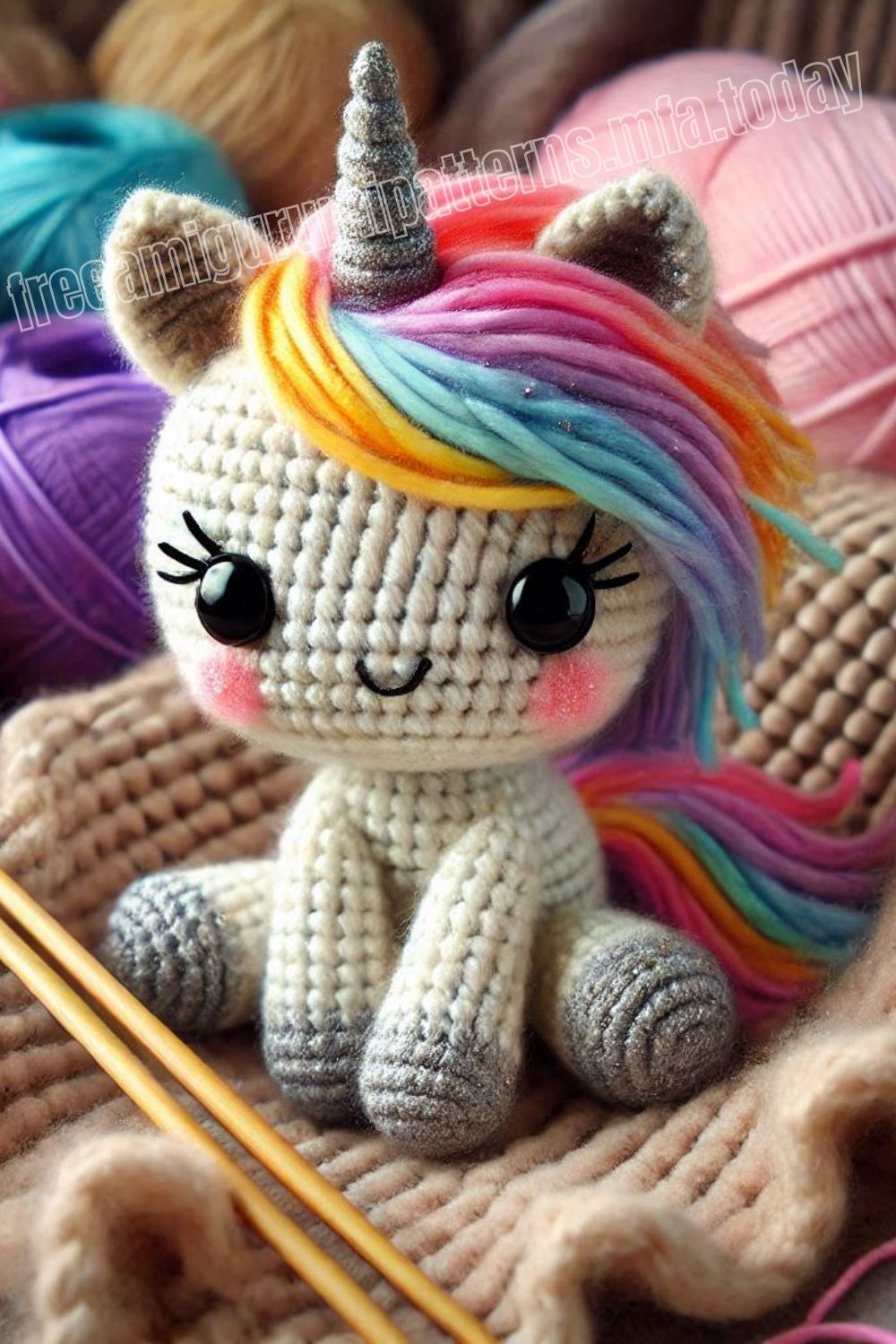 Amigurumi Big Plush Unicorn Elona Free Pattern-1 – Free Amigurumi Patterns