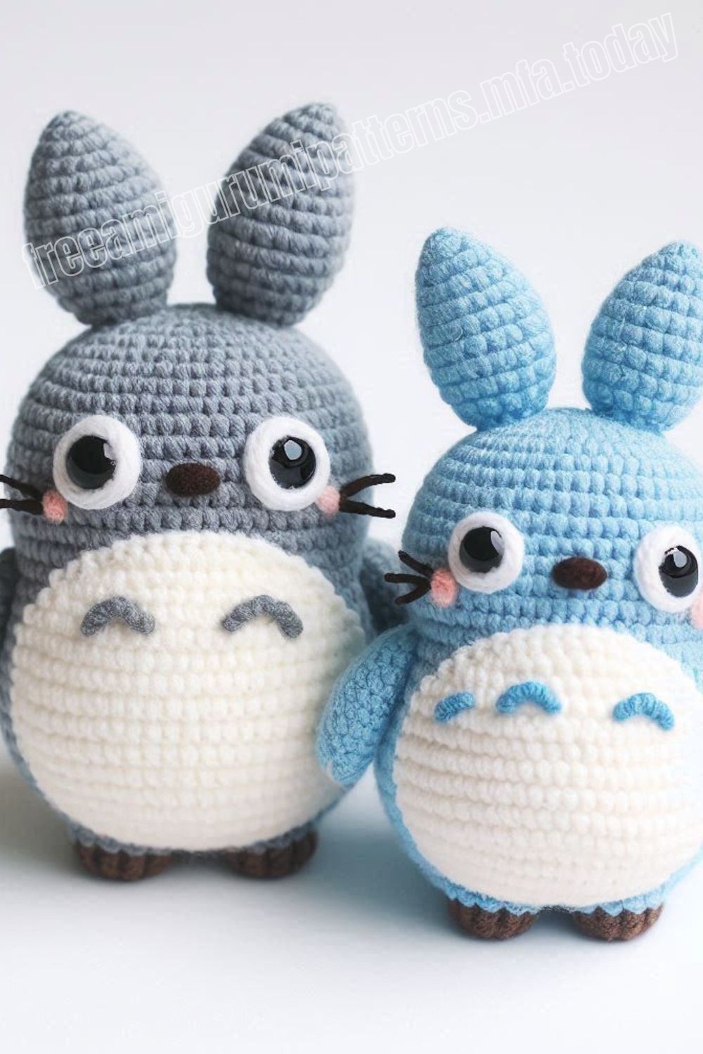 Amigurumi Blue Totoro with Bag Free Pattern-1 – Free Amigurumi Patterns