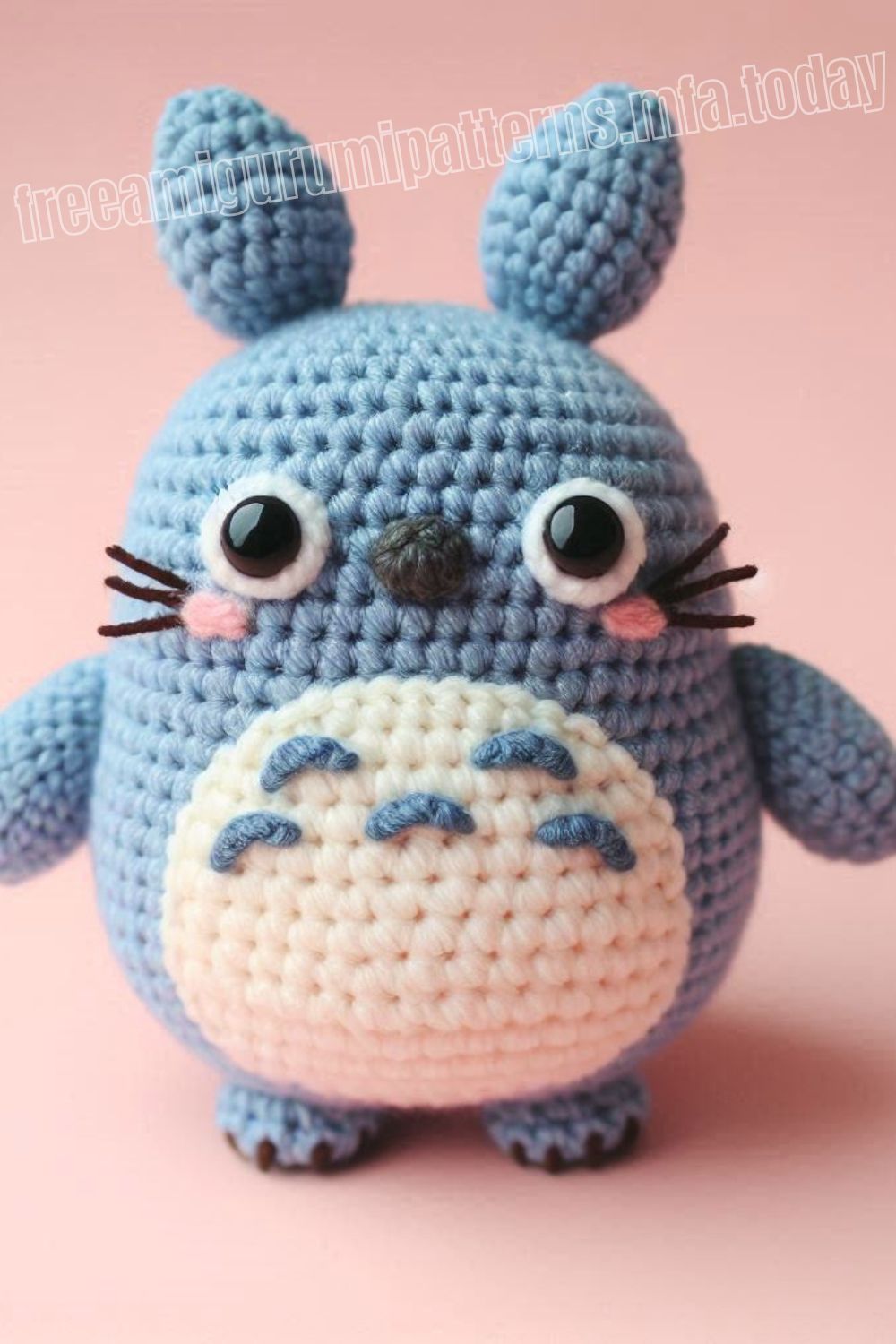 Amigurumi Blue Totoro with Bag Free Pattern-1 – Free Amigurumi Patterns