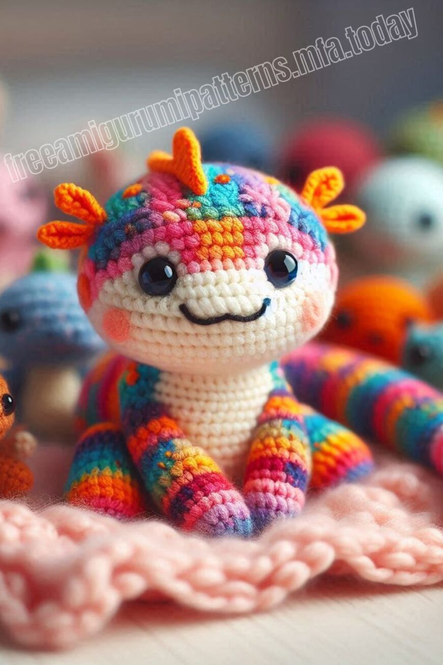 Amigurumi Burni the Blue Salamander Free Pattern-1 – Free Amigurumi ...