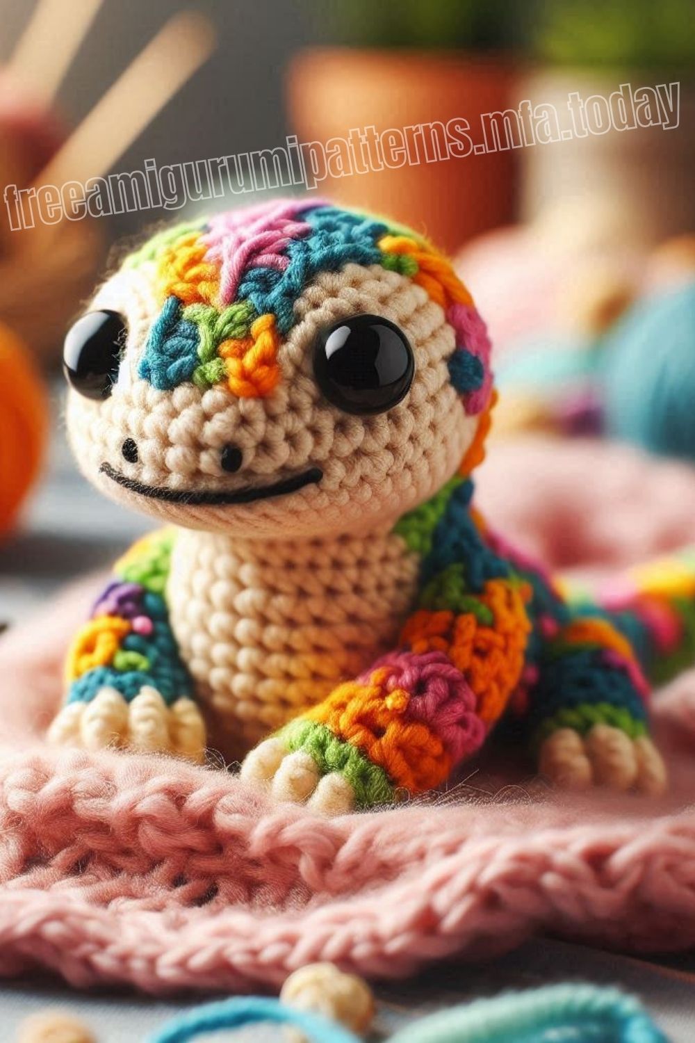 Amigurumi Burni the Blue Salamander Free Pattern-1 – Free Amigurumi ...