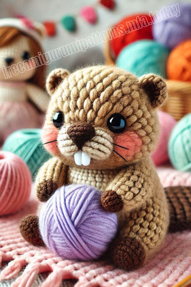 Amigurumi Plush Beaver Joffy Free Pattern-1 – Free Amigurumi Patterns