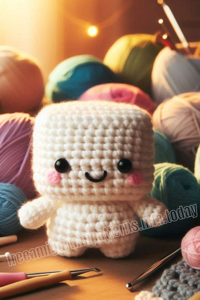 Amigurumi Plush Crochet Marshmallow Free Pattern-1 – Free Amigurumi ...