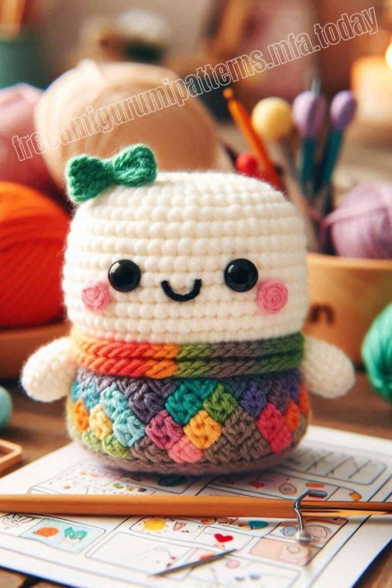 Amigurumi Plush Crochet Marshmallow Free Pattern-1 – Free Amigurumi ...