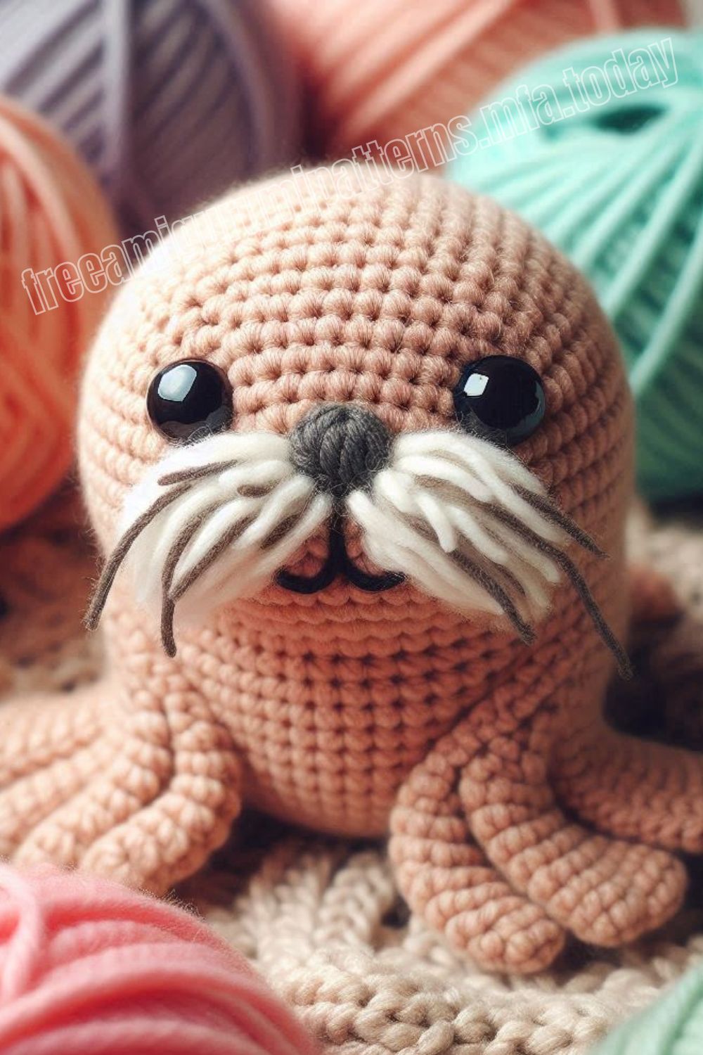 Amigurumi Plush Walrus Keychain Free Pattern-1 – Free Amigurumi Patterns