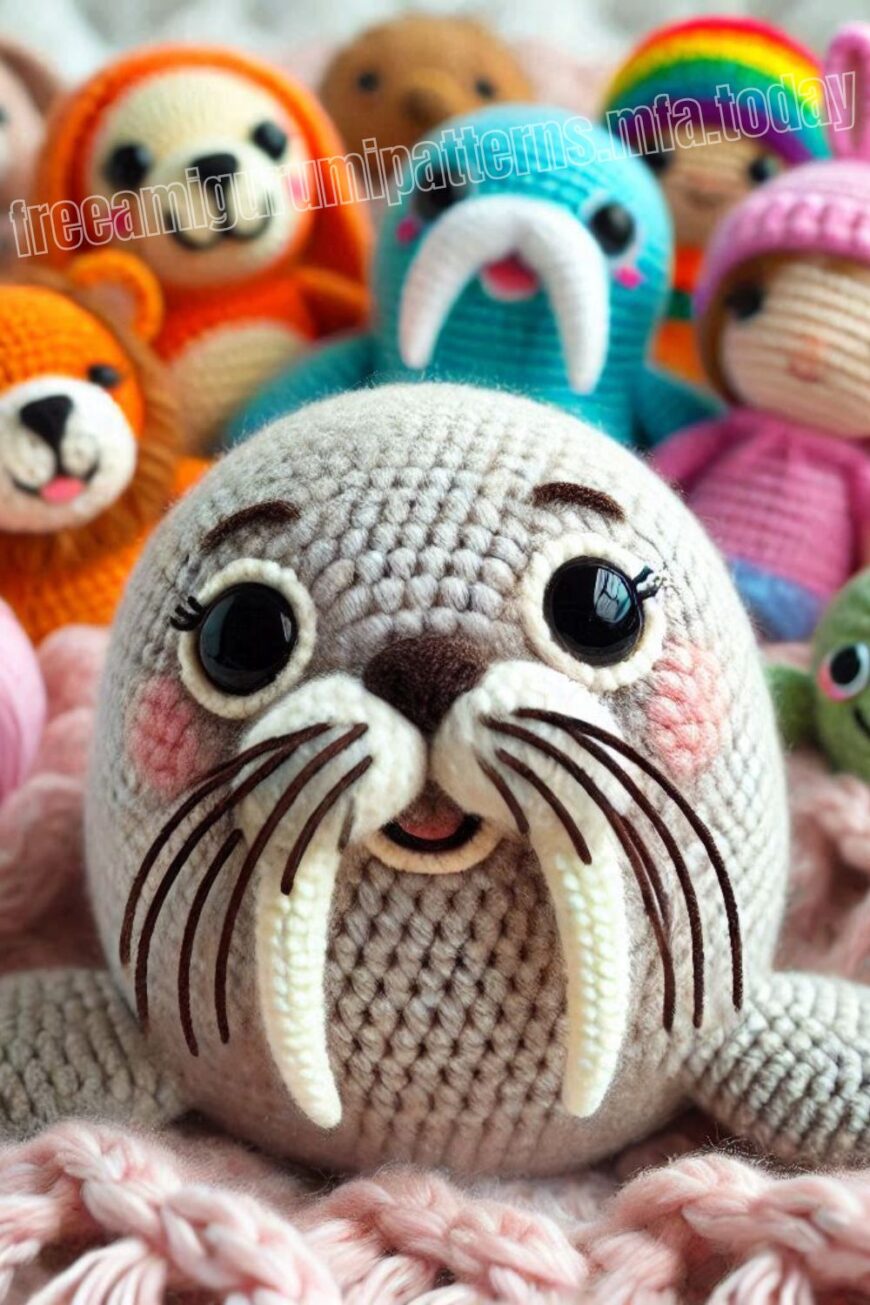 Amigurumi Plush Walrus Keychain Free Pattern-1 – Free Amigurumi Patterns