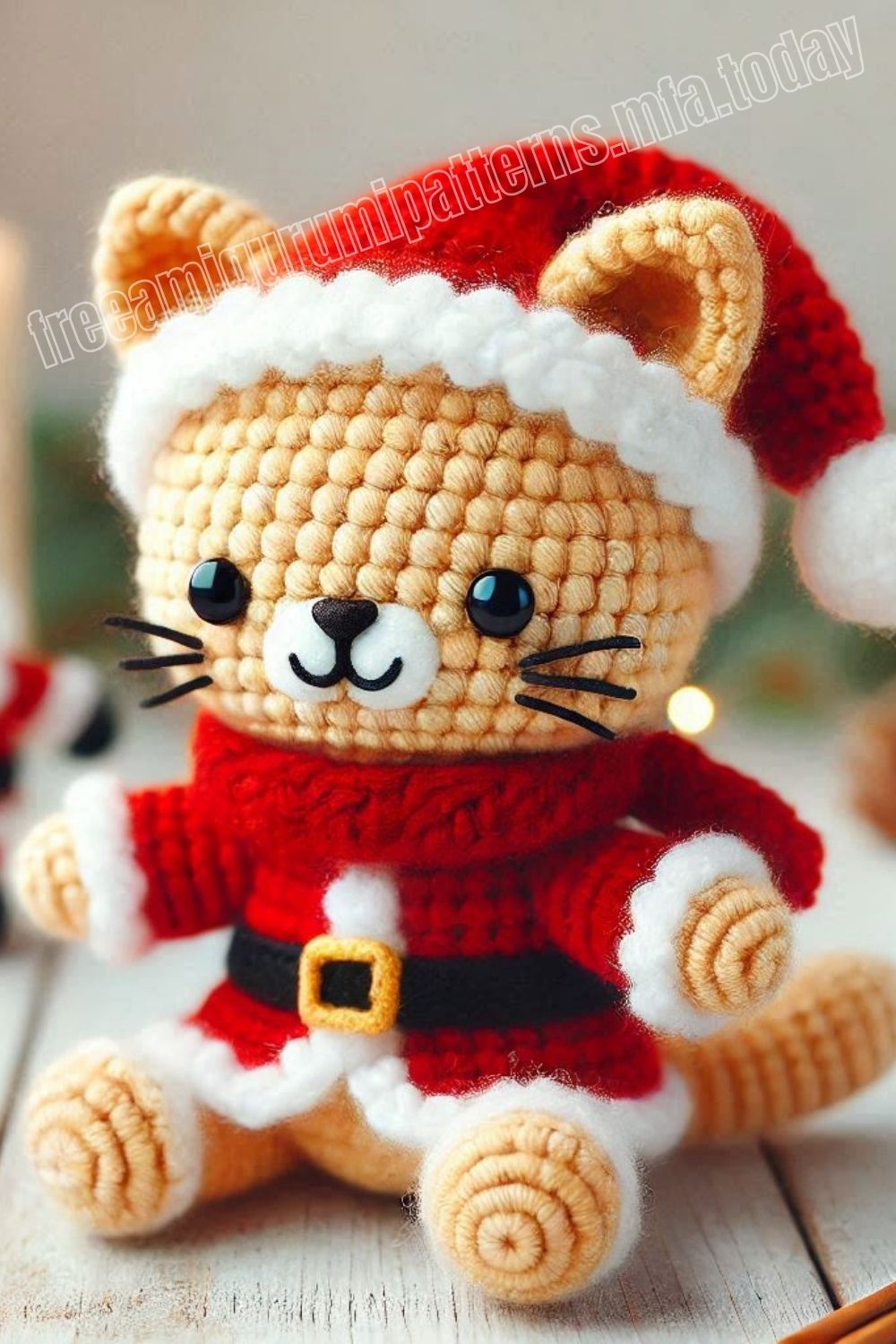 Amigurumi Santa Claws Cat Free Pattern-1 – Free Amigurumi Patterns