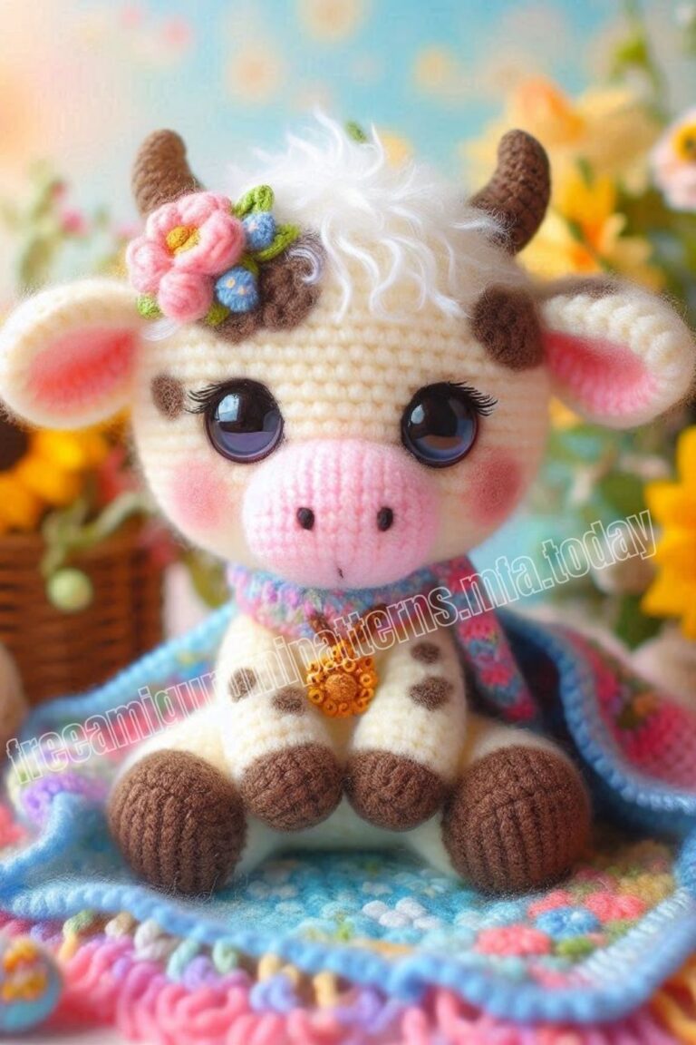 Amigurumi Baby Cow Bessie Free Pattern-1 – Free Amigurumi Patterns