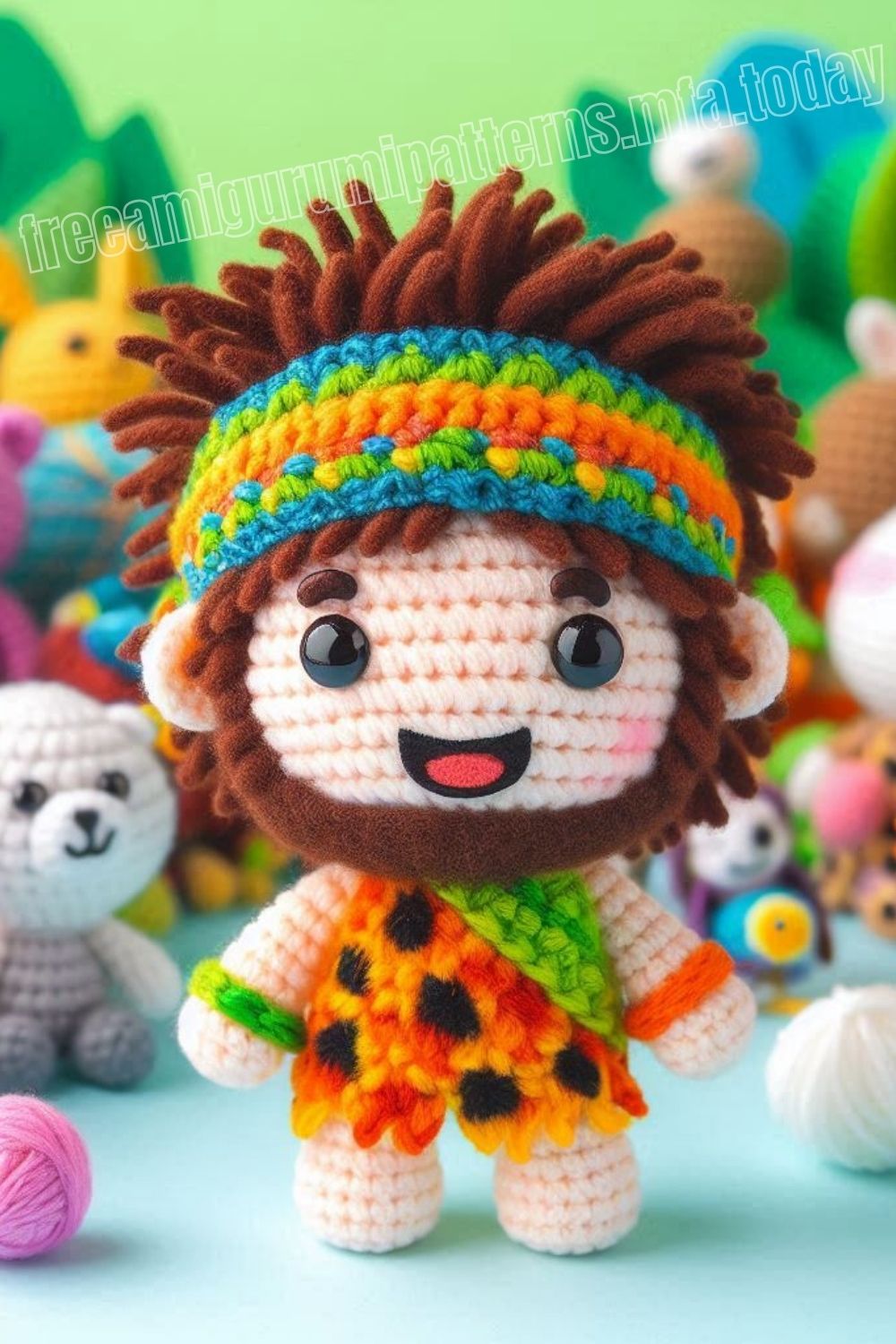 Amigurumi Captain Caveman Doll Free Pattern-1 – Free Amigurumi Patterns