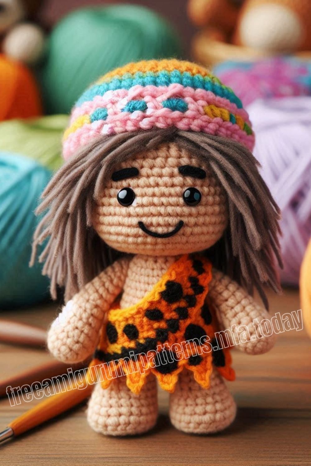 Amigurumi Captain Caveman Doll Free Pattern-1 – Free Amigurumi Patterns