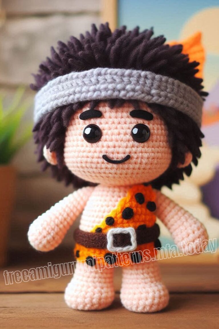 Amigurumi Captain Caveman Doll Free Pattern-1 – Free Amigurumi Patterns