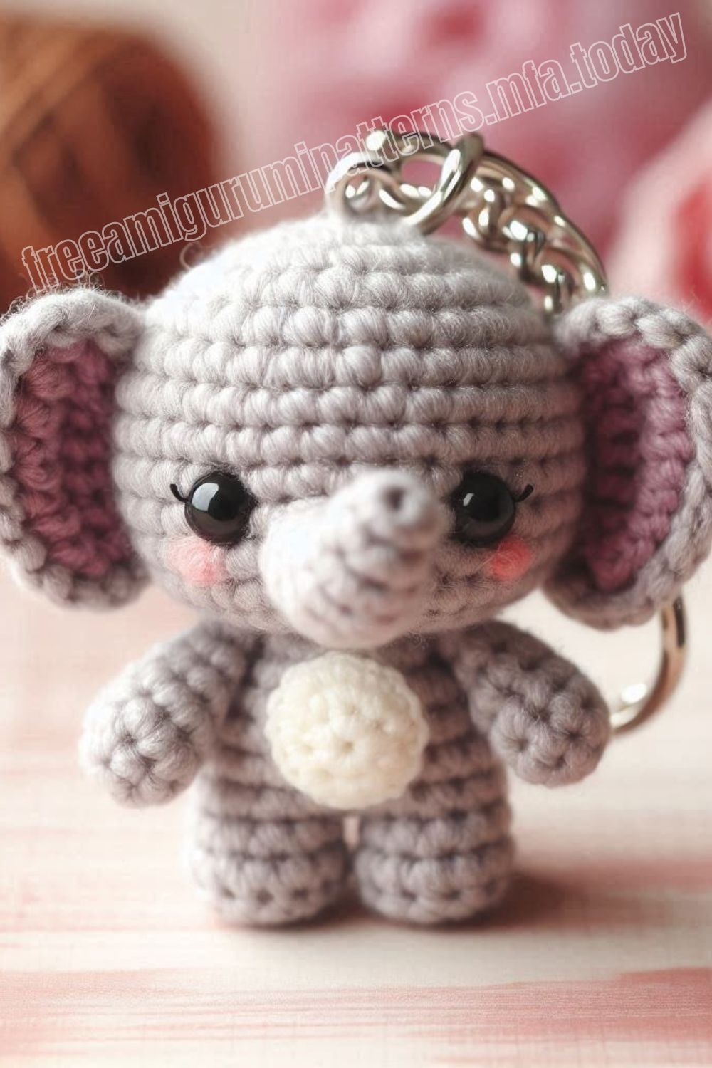 Amigurumi Cute Elephant Theo Keychain Free Pattern-1 – Free Amigurumi ...