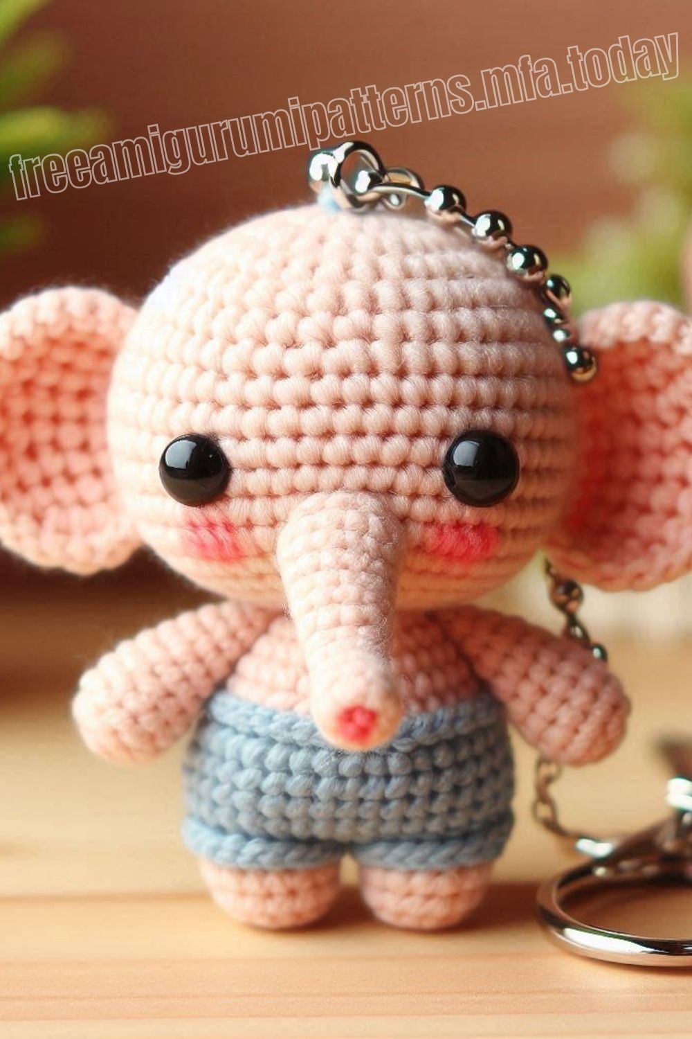 Amigurumi Cute Elephant Theo Keychain Free Pattern-1 – Free Amigurumi ...