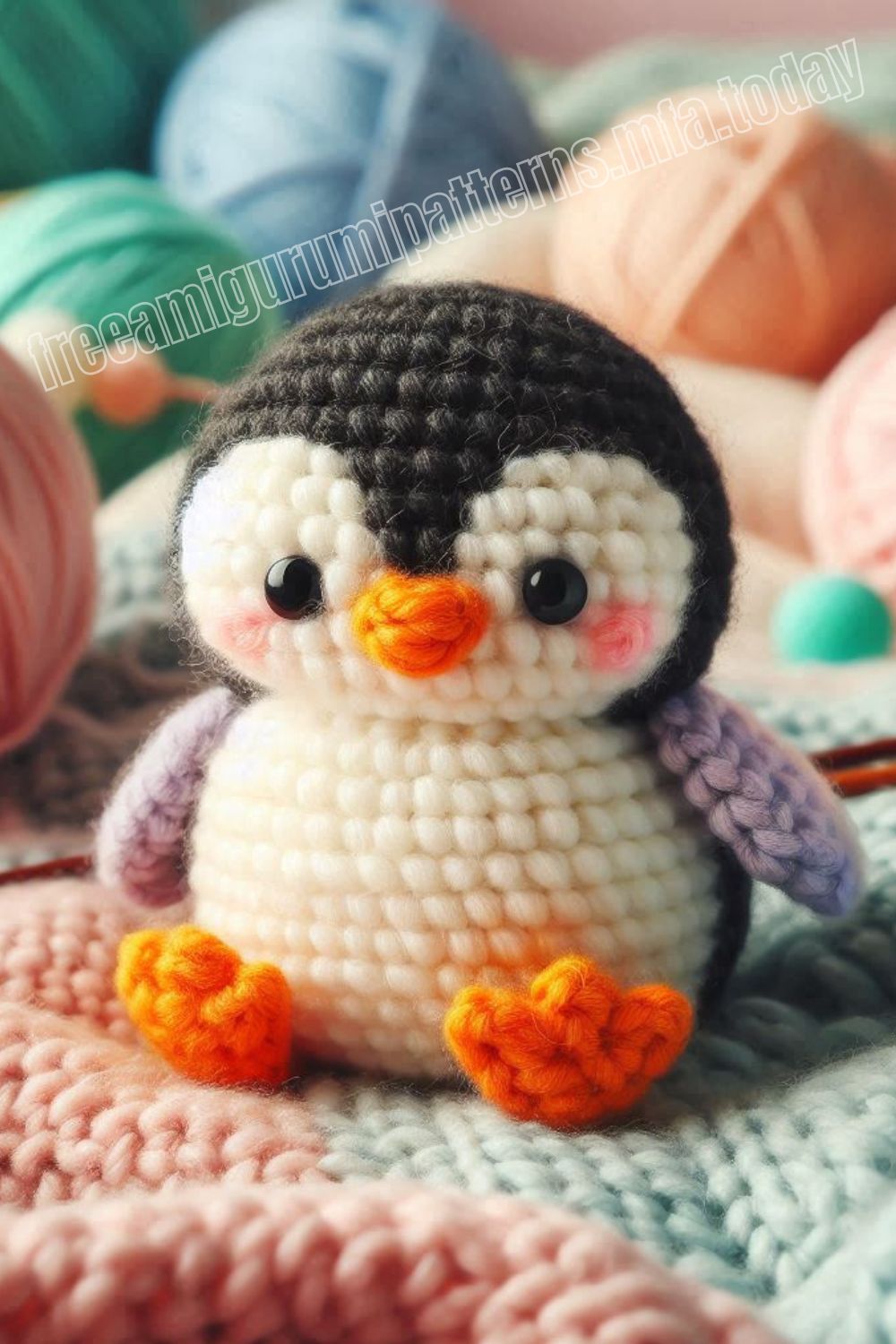 Amigurumi Little Penguin Fluffy Snow Free Pattern-1 – Free Amigurumi ...